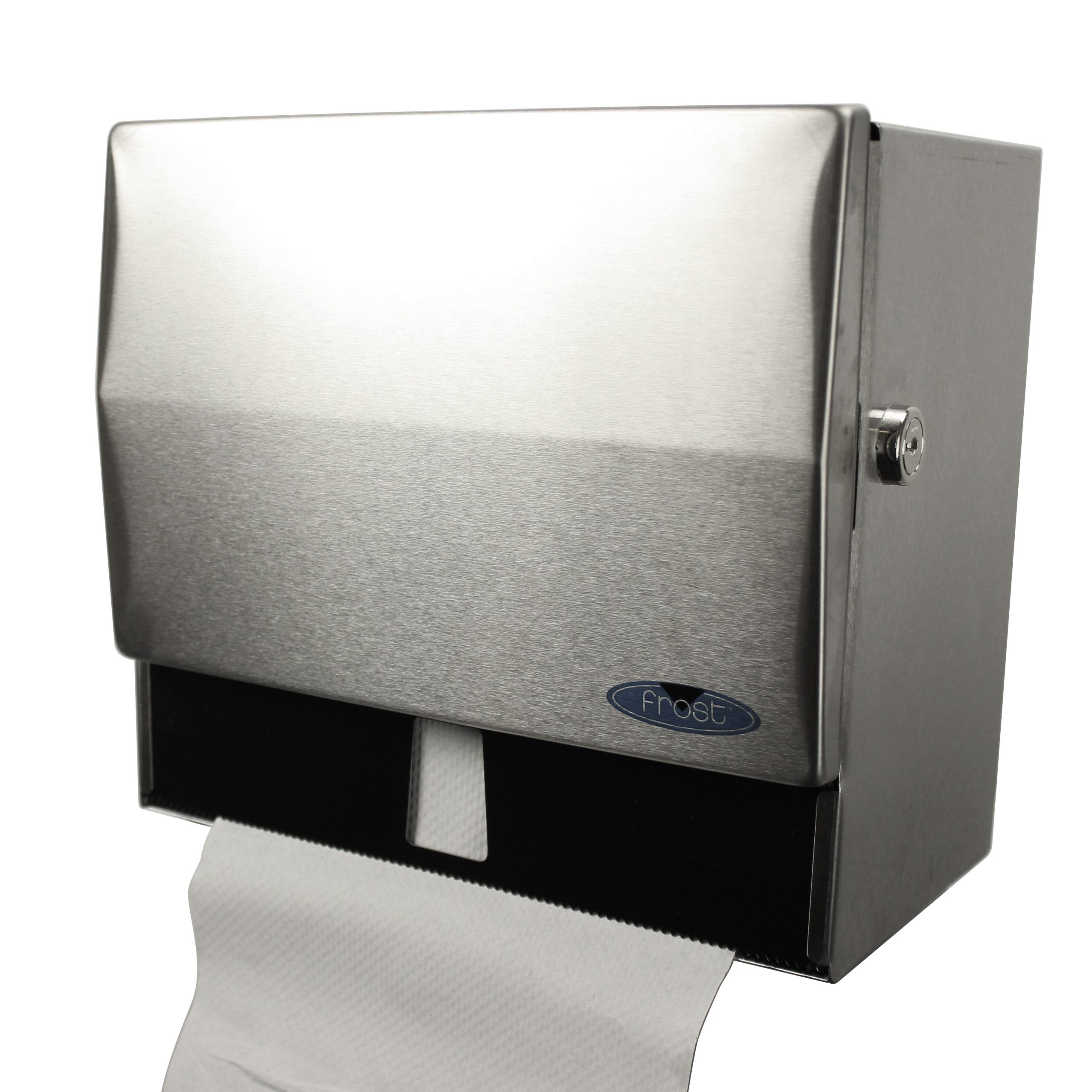 Universal Towel Dispenser With Lock – Frost