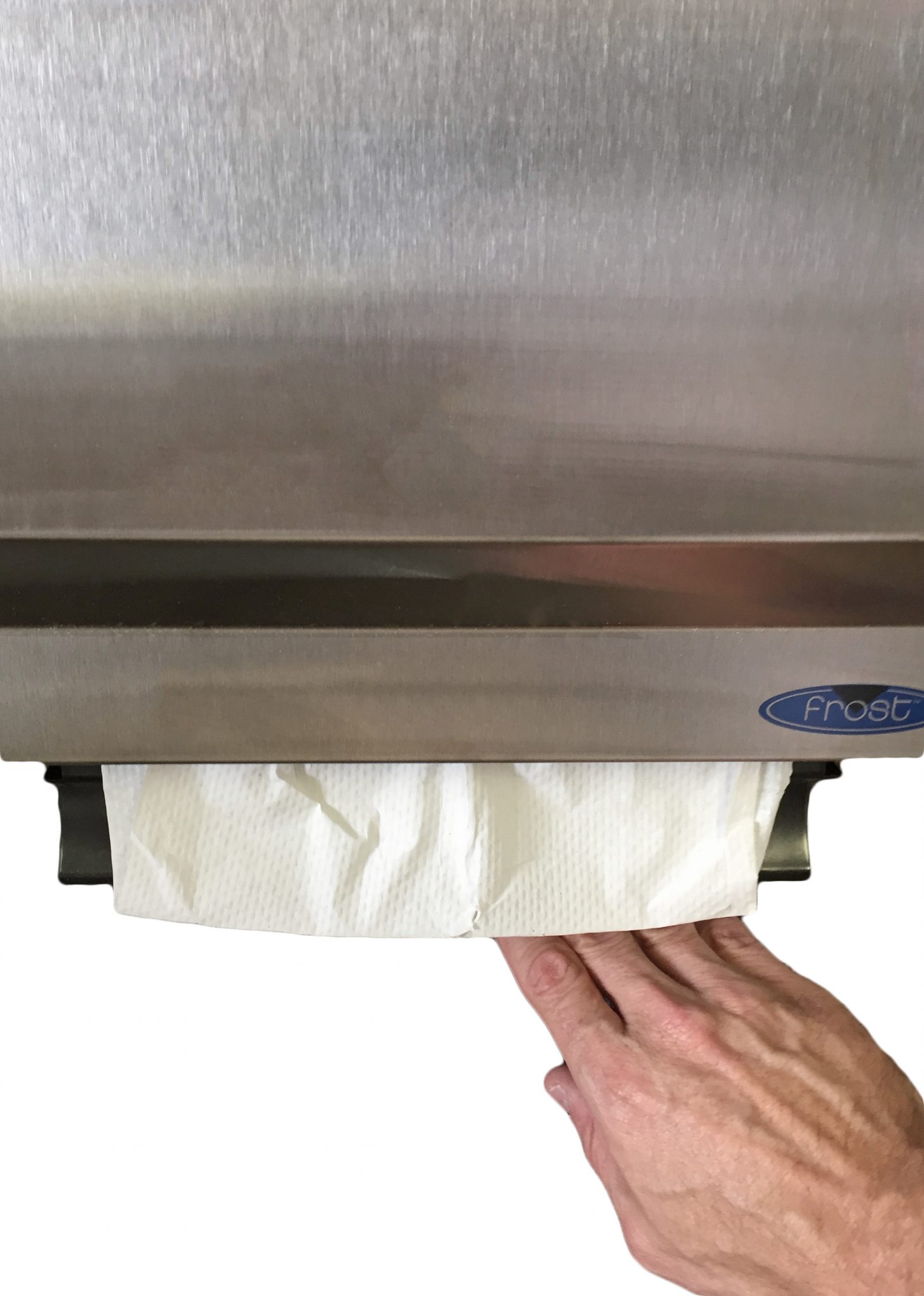 Control Roll Push Bar Universal Paper Towel Dispenser – Frost