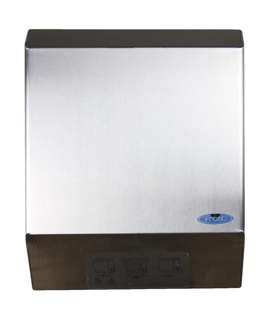 Mechanical Hands Free Universal Paper Towel Dispenser – Frost