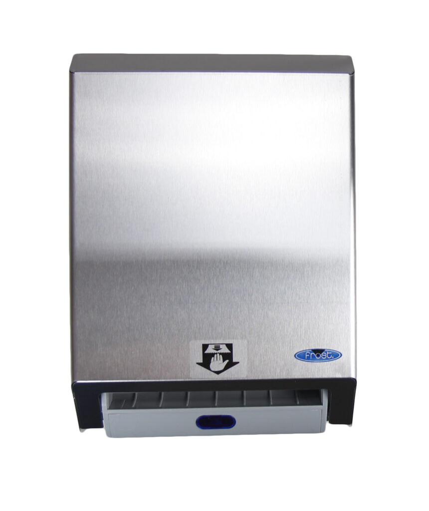 Automatic Hands Free Universal Paper Towel Dispenser – Frost