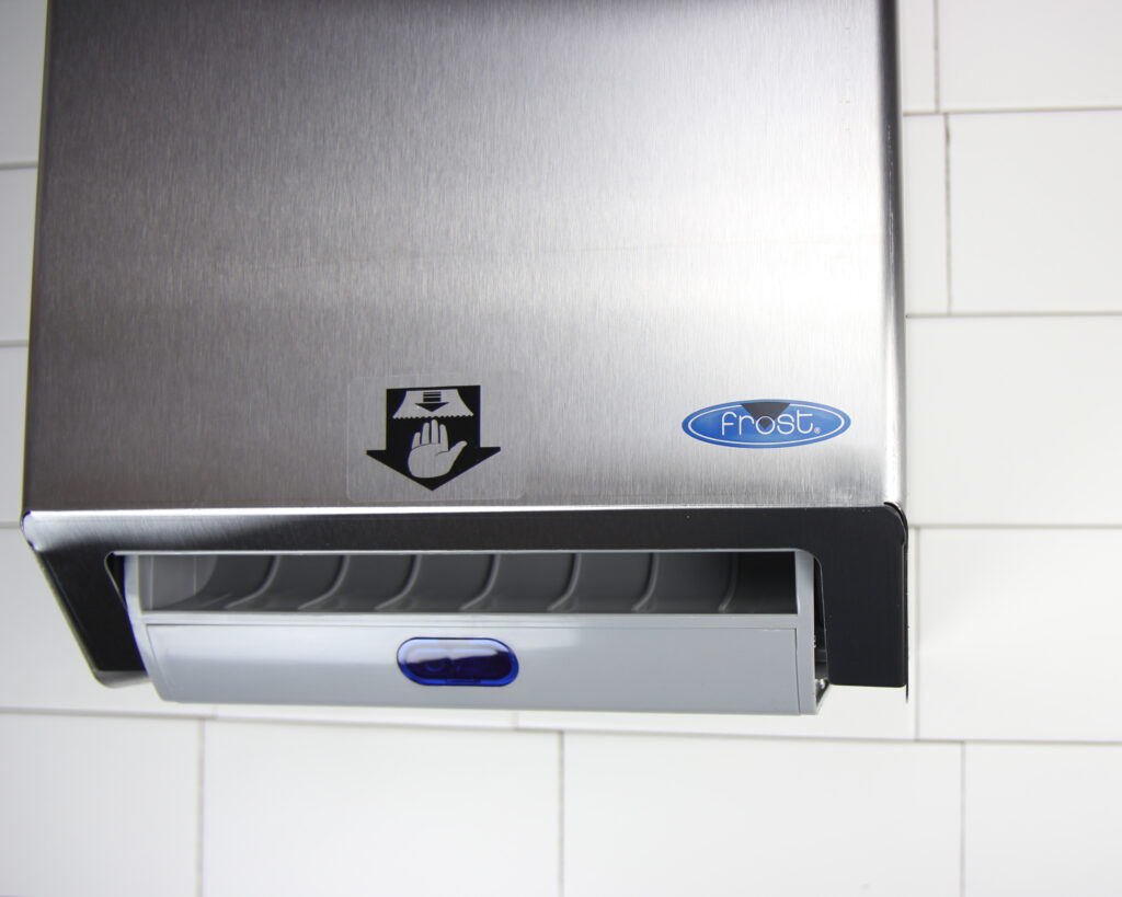 Automatic Hands Free Universal Paper Towel Dispenser – Frost