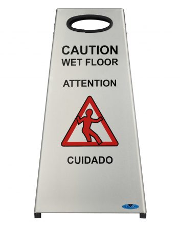 Stainless Steel Wet Floor Sign – Frost