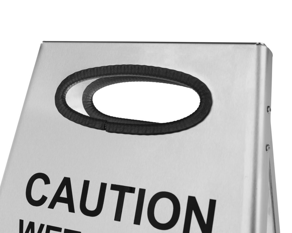 Stainless Steel Wet Floor Sign – Frost