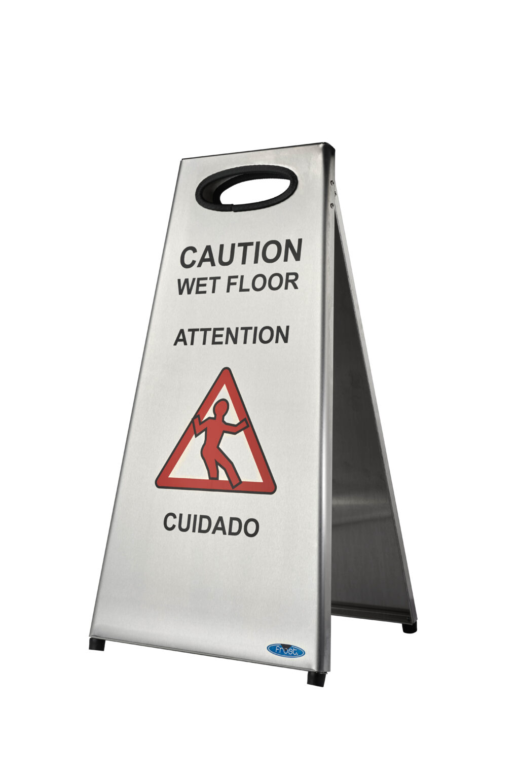 Stainless Steel Wet Floor Sign – Frost