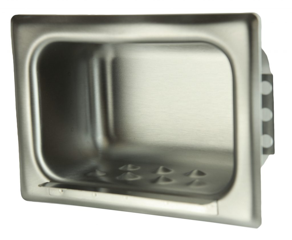 Heavy Duty Recessed Soap Dish – Frost