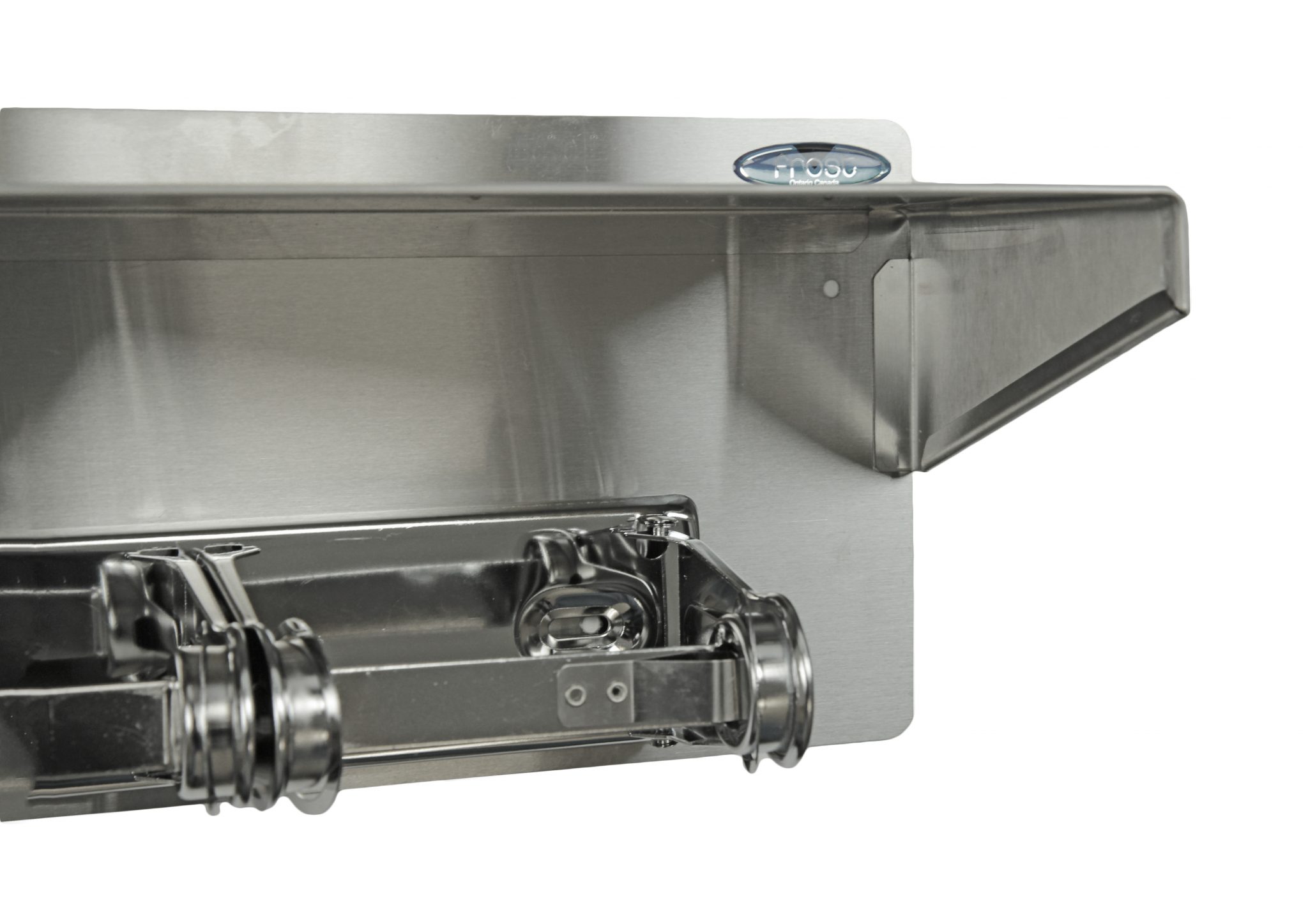 Double Roll Toilet Tissue Dispenser with Shelf – Frost