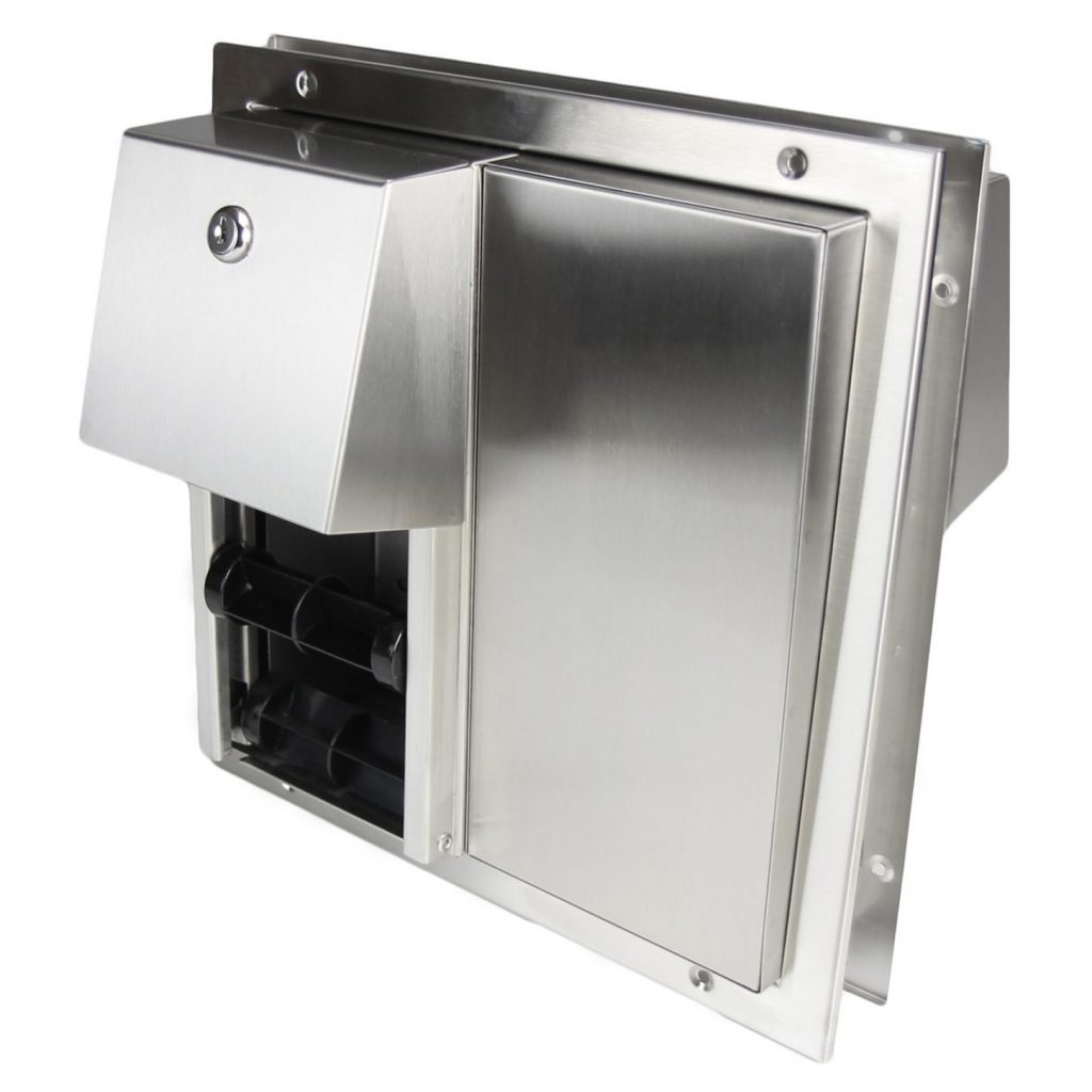 Recessed Multi-roll Toilet Tissue Dispenser, Reserve Roll – Frost