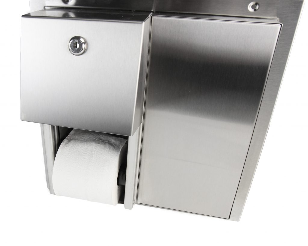 Recessed Multi-roll Toilet Tissue Dispenser, Reserve Roll – Frost