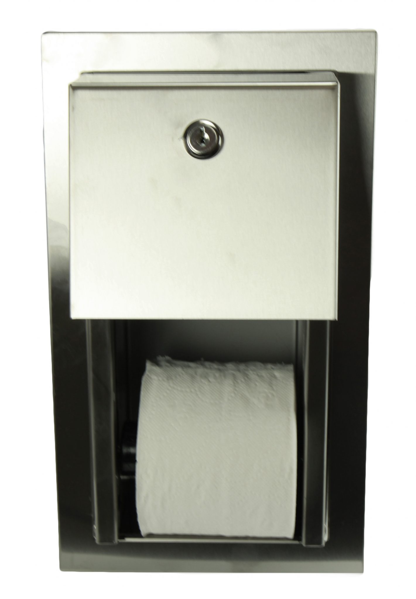 Recessed Multi-roll Toilet Tissue Dispenser, Reserve Roll – Frost