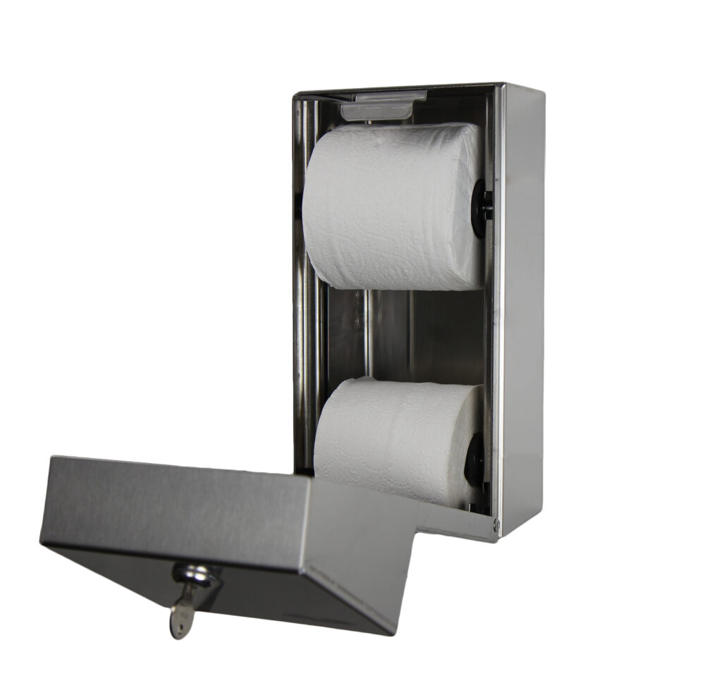 Multi-roll Toilet Tissue Dispenser, Reserve Roll – Frost Multi-roll Toilet Tissue Dispenser, Reserve Roll – Frost
