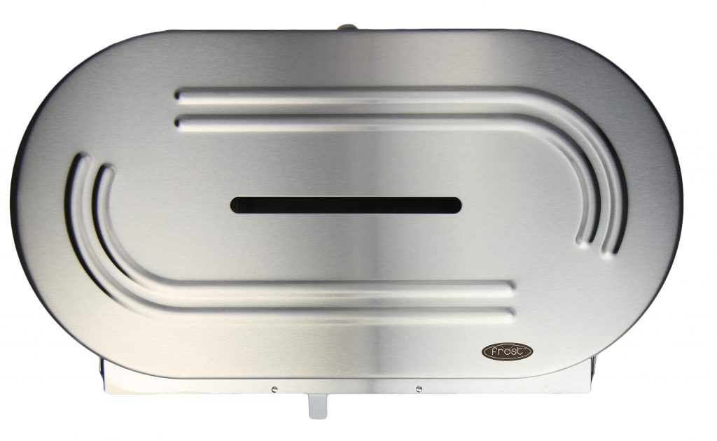 Universal Jumbo Double Toilet Tissue Dispenser – Frost