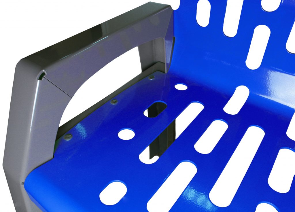 Stream Outdoor Steel 6’ Bench – Frost