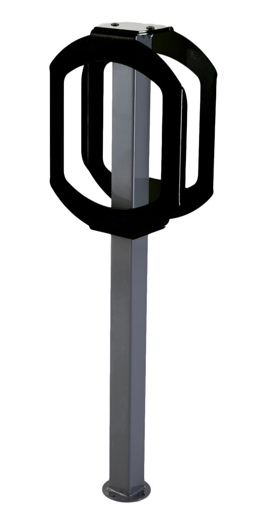 “Bike Stop” Two Bike Rack – Frost