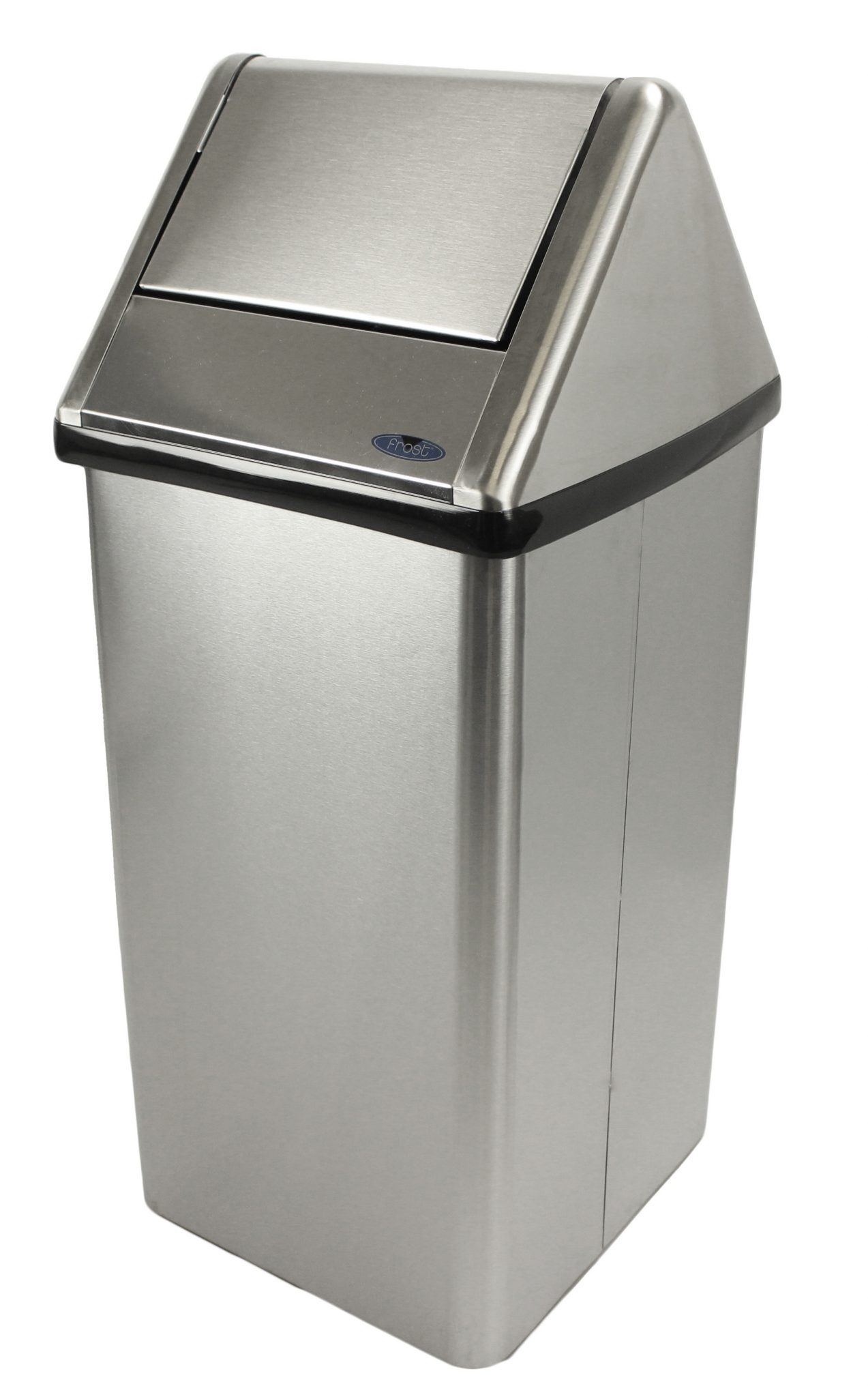 Free Standing Swing Top Waste Receptacle – Frost