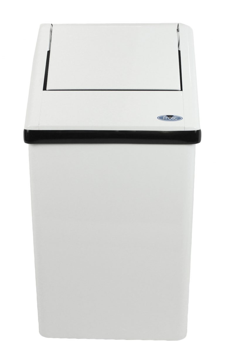 Free Standing Swing Top Waste Receptacle – Frost