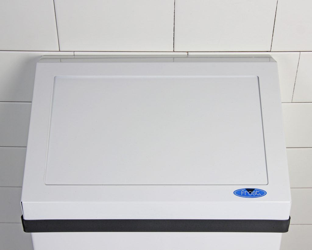 Wall Mounted Waste Receptacle with Galvanized Liner – Frost