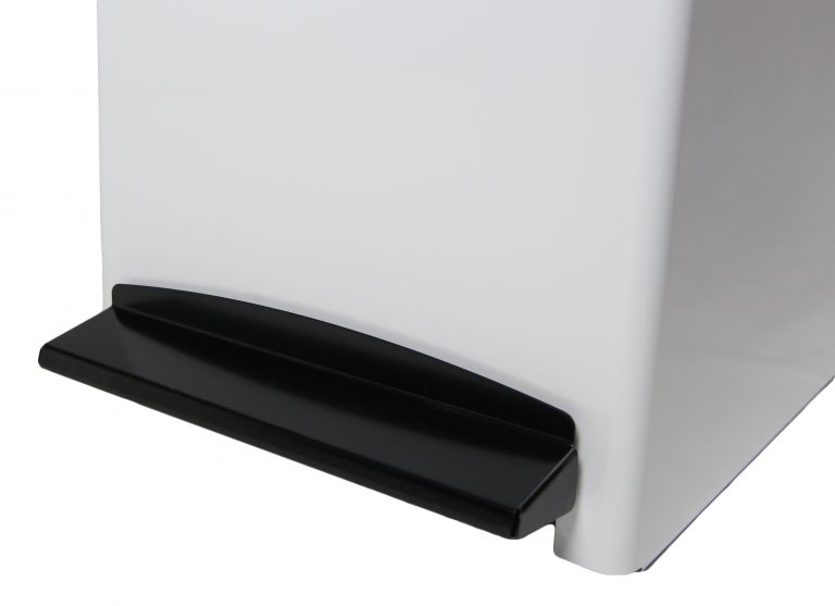Foot Operated Waste Receptacle with Lid – Frost