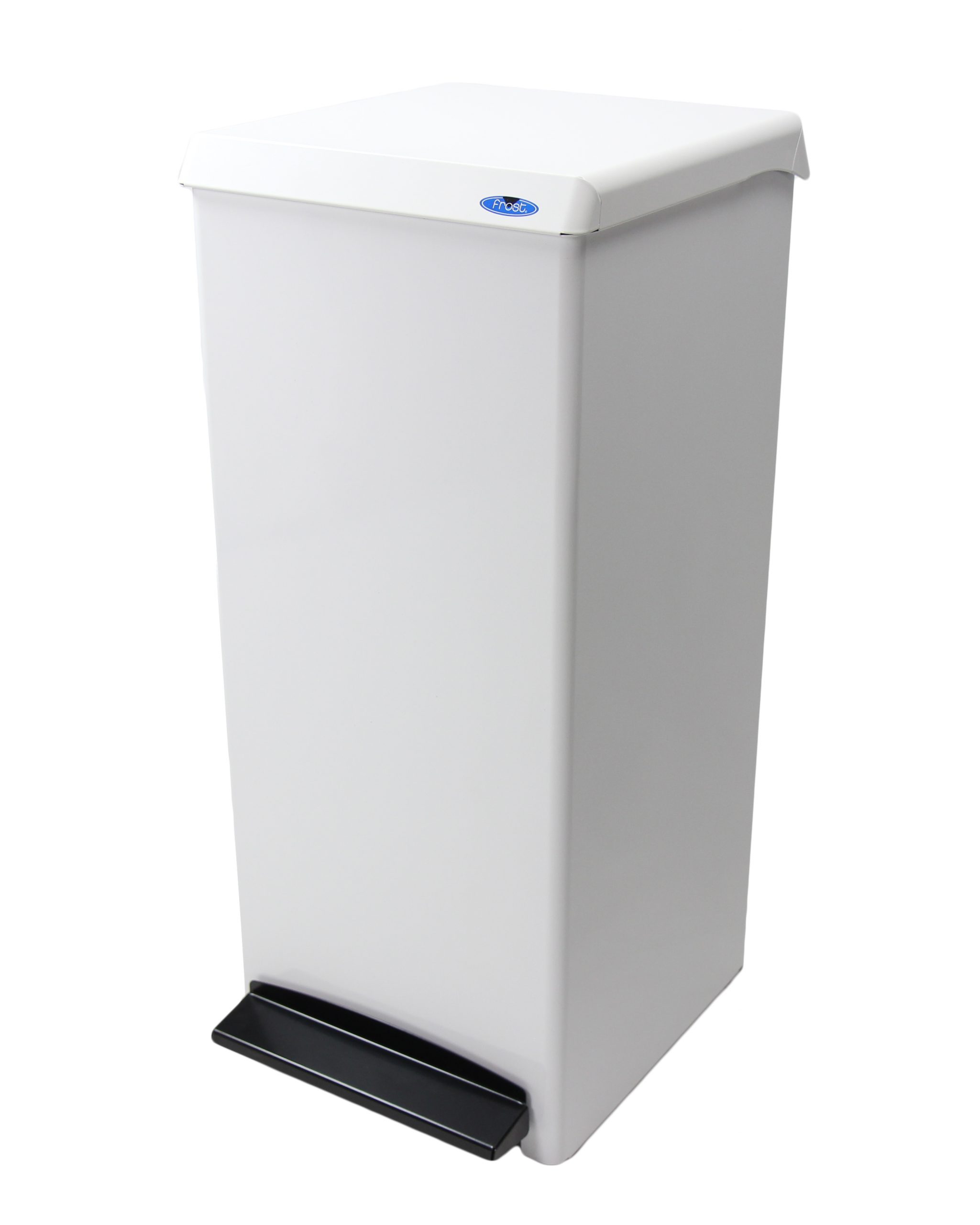 Foot Operated Waste Receptacle with Lid – Frost