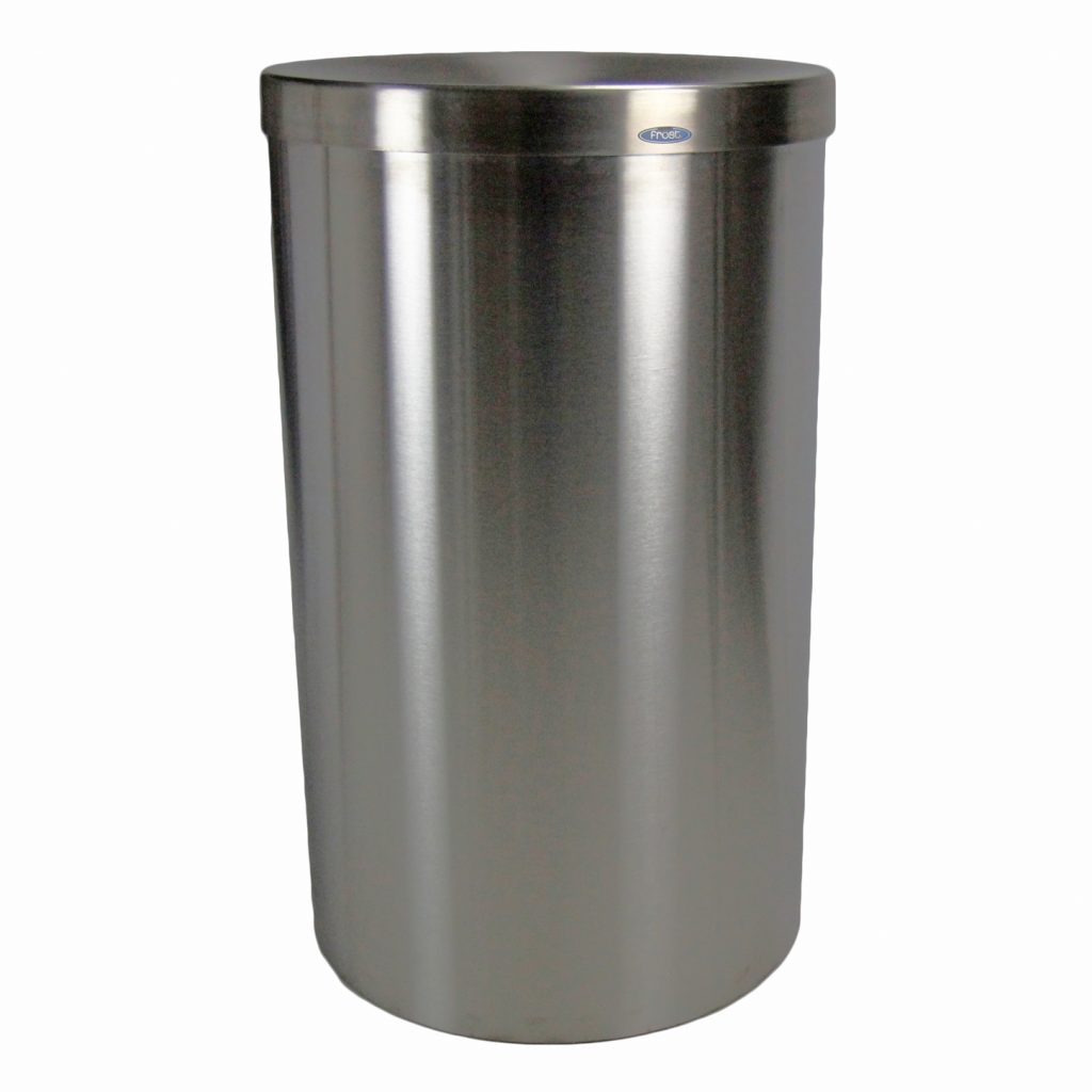 Stainless Steel Lobby Waste Receptacle – Frost