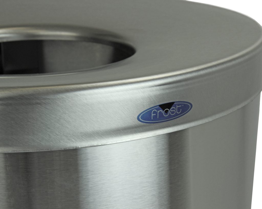 Stainless Steel Lobby Waste Receptacle – Frost