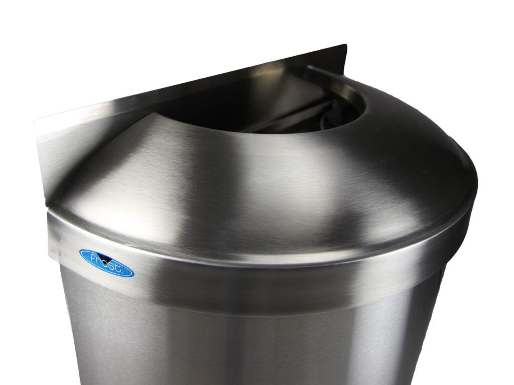Wall Mounted Indoor/Outdoor Waste Receptacle – Frost