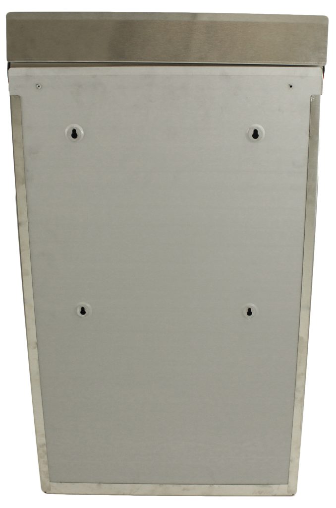 Wall Mounted Indoor/Outdoor Waste Receptacle – Frost