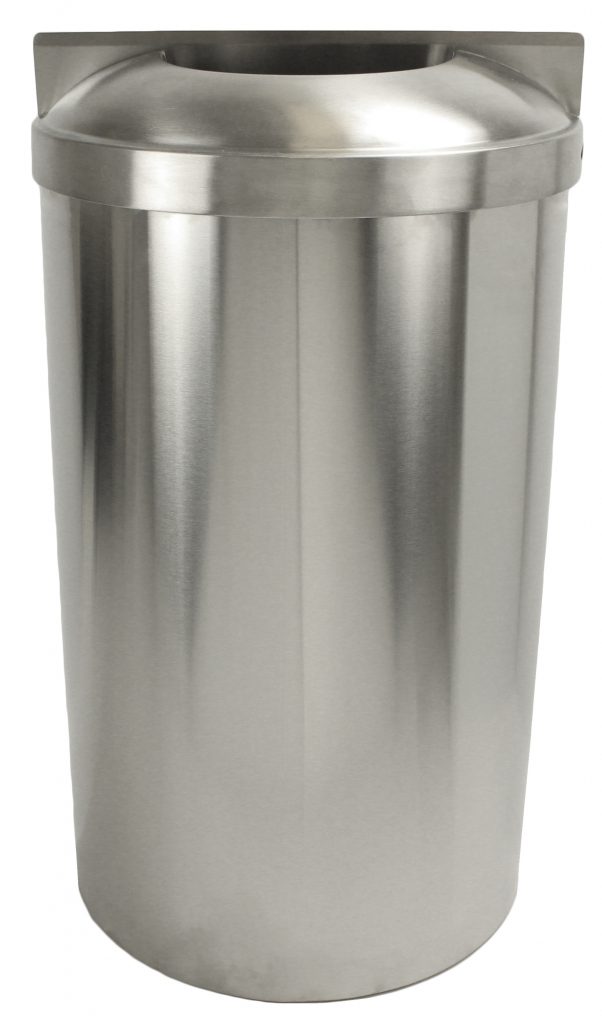 Wall Mounted Indoor/Outdoor Waste Receptacle – Frost