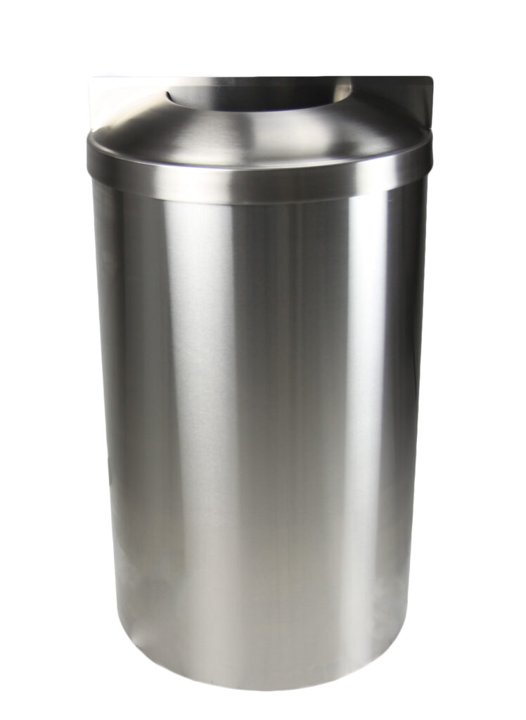 Wall Mounted Indoor/Outdoor Waste Receptacle – Frost