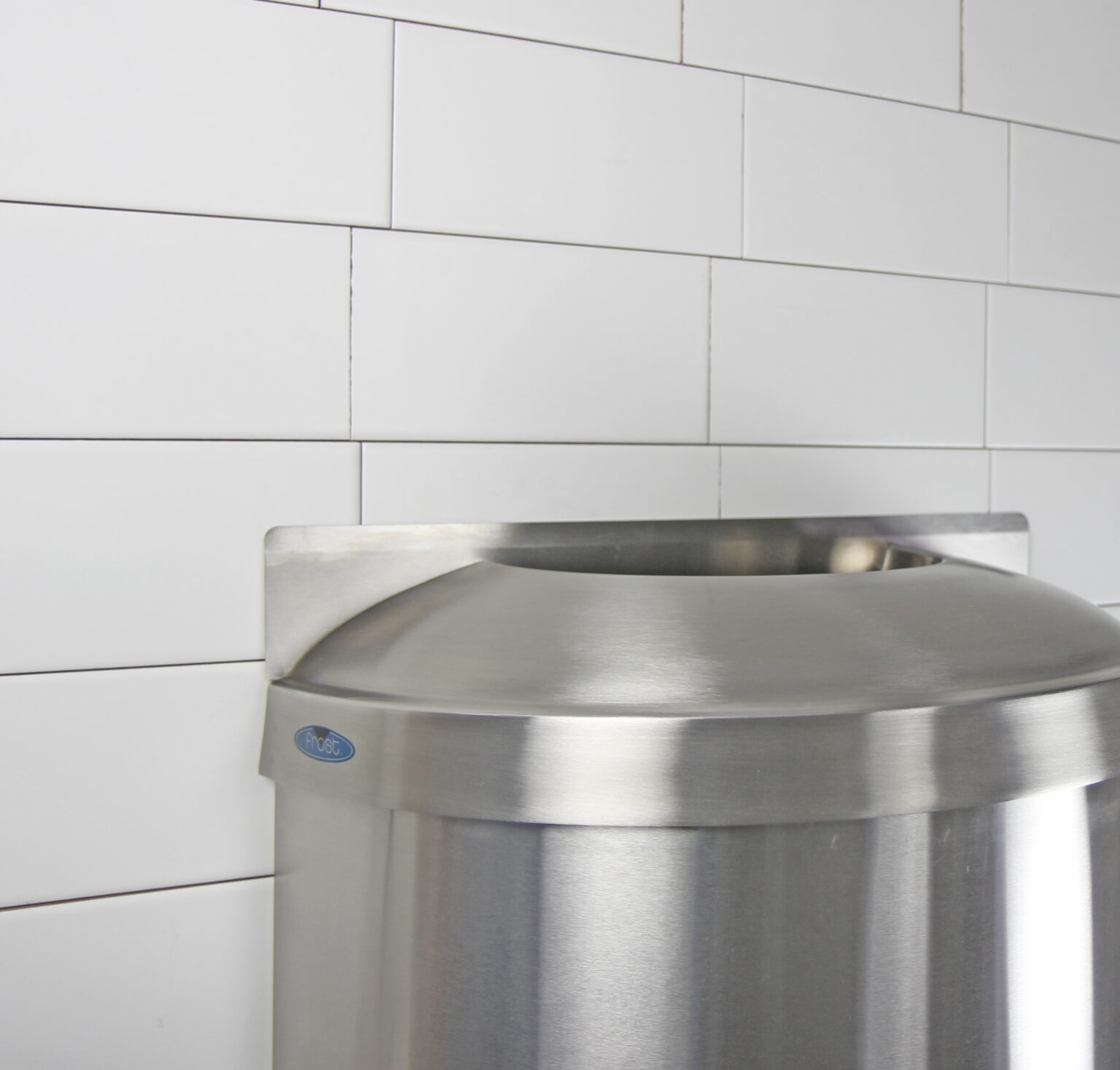 Wall Mounted Indoor/Outdoor Waste Receptacle – Frost