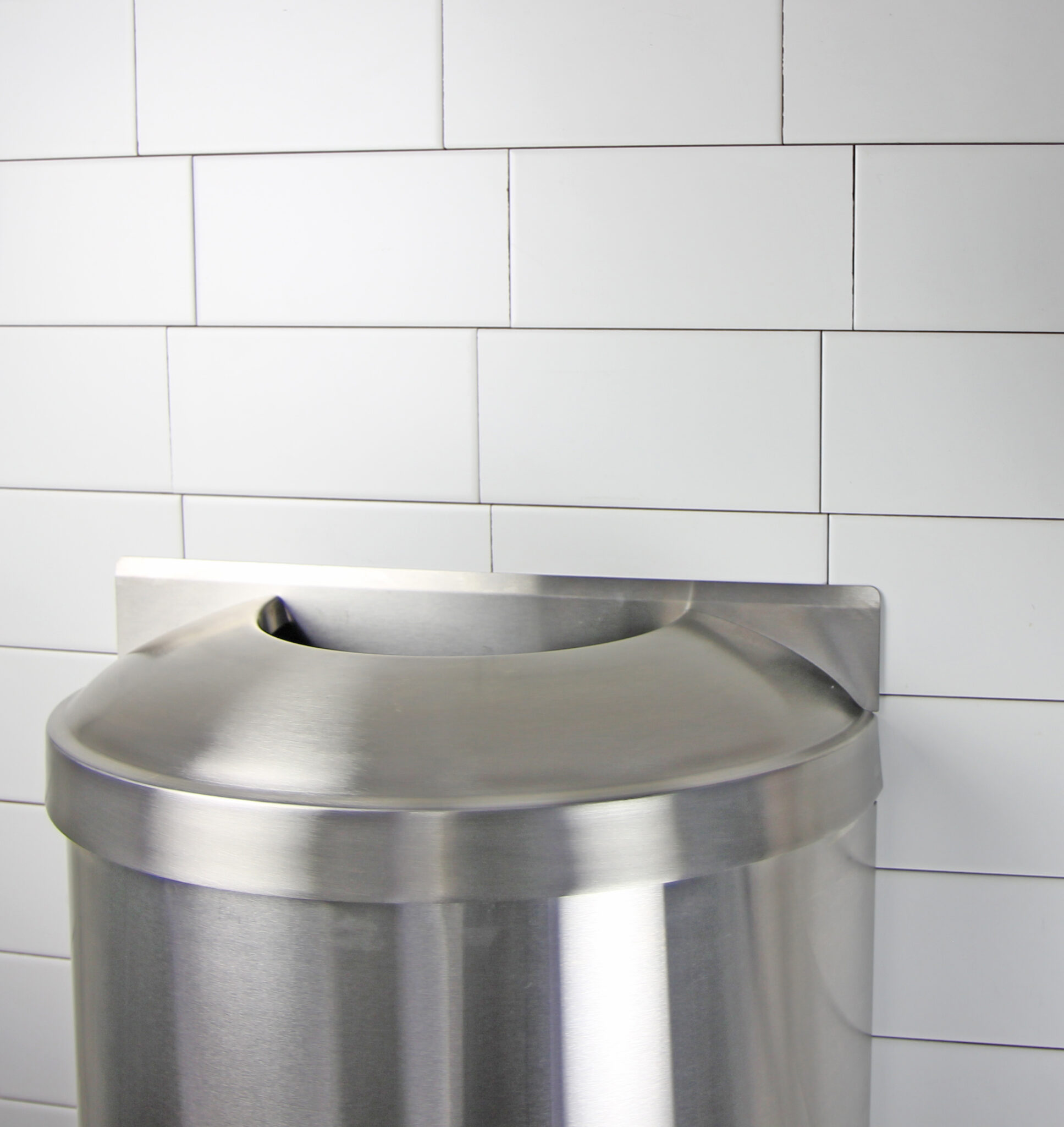 Wall Mounted Indoor/Outdoor Waste Receptacle – Frost