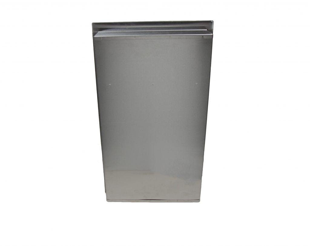 Semi-Recessed Wall Mounted Waste Receptacle – Frost