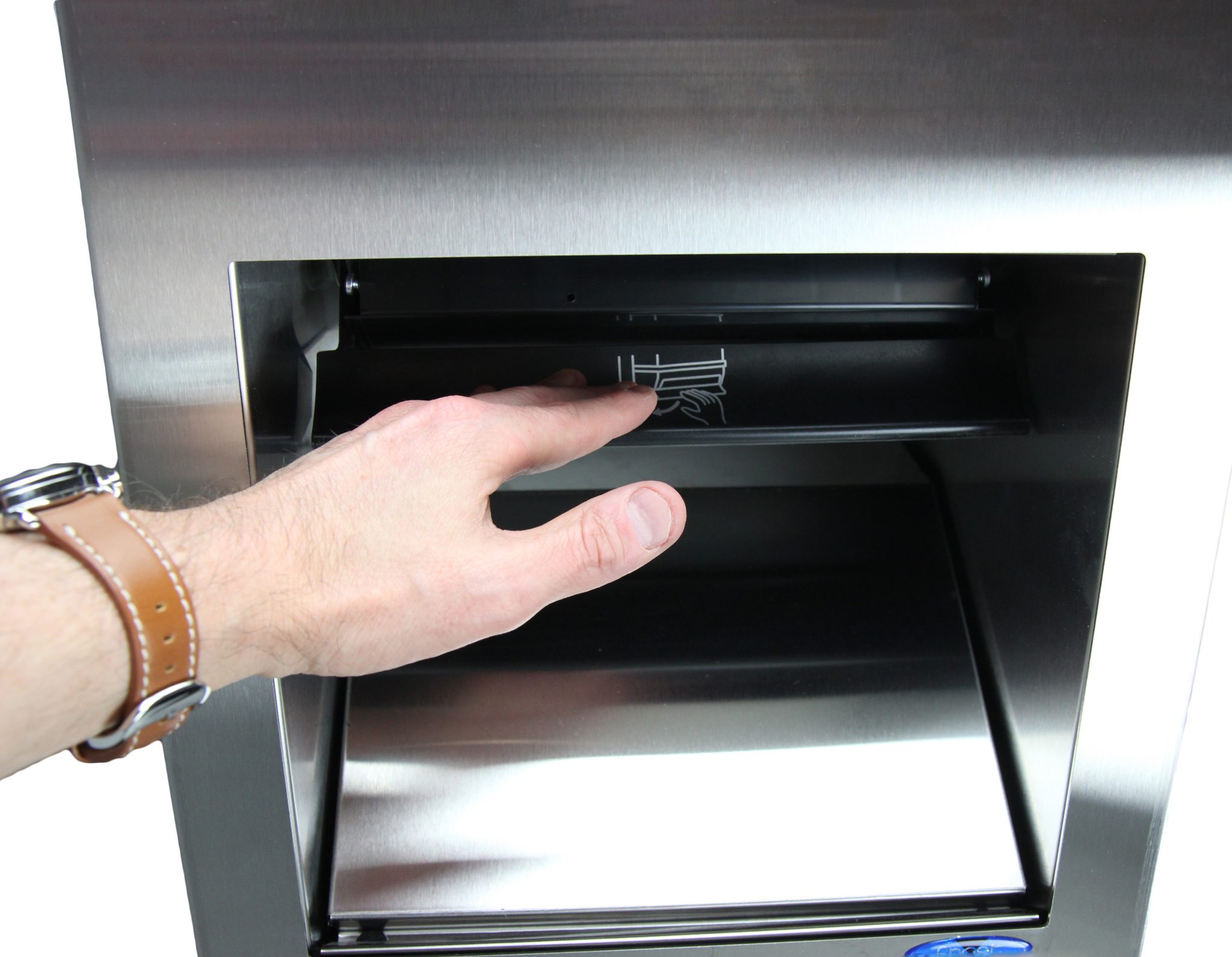 Stainless Steel Combination Control Roll Dispenser/Disposal – Frost