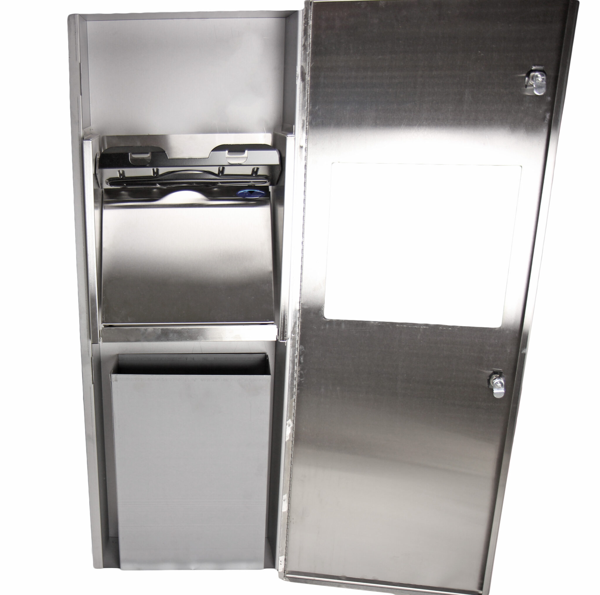 Stainless Steel Combination Dispenser/Disposal, 4.5″ Depth – Frost