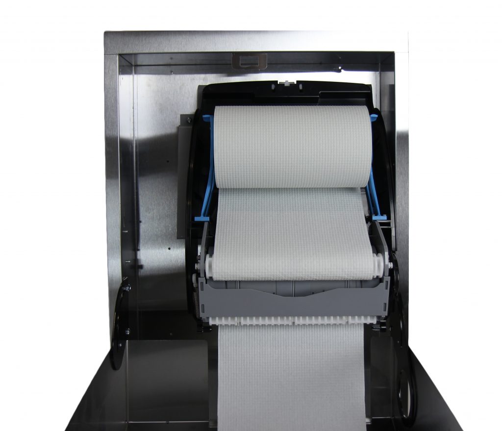 Stainless Steel Mechanical Touch Free Combination Towel/Waste ...