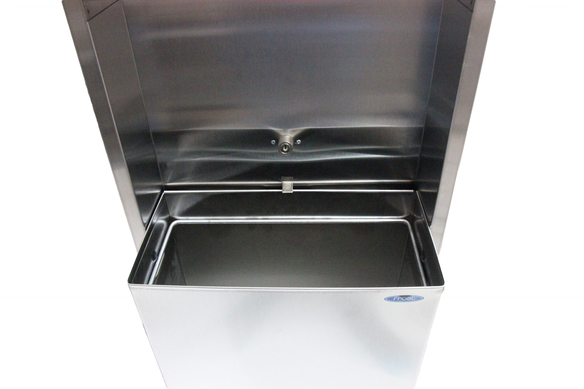 Stainless Steel Hands Free Combination Towel/Waste Receptacle – Frost