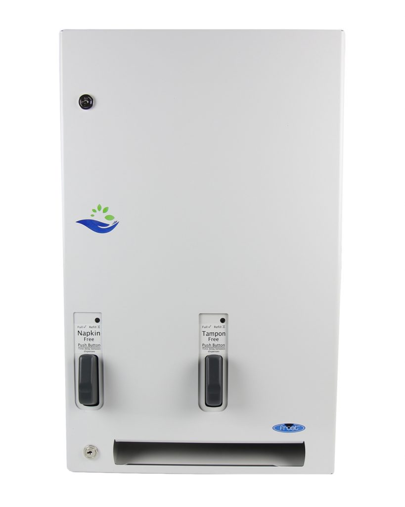Push Button Free Feminine Product Dispenser – Frost