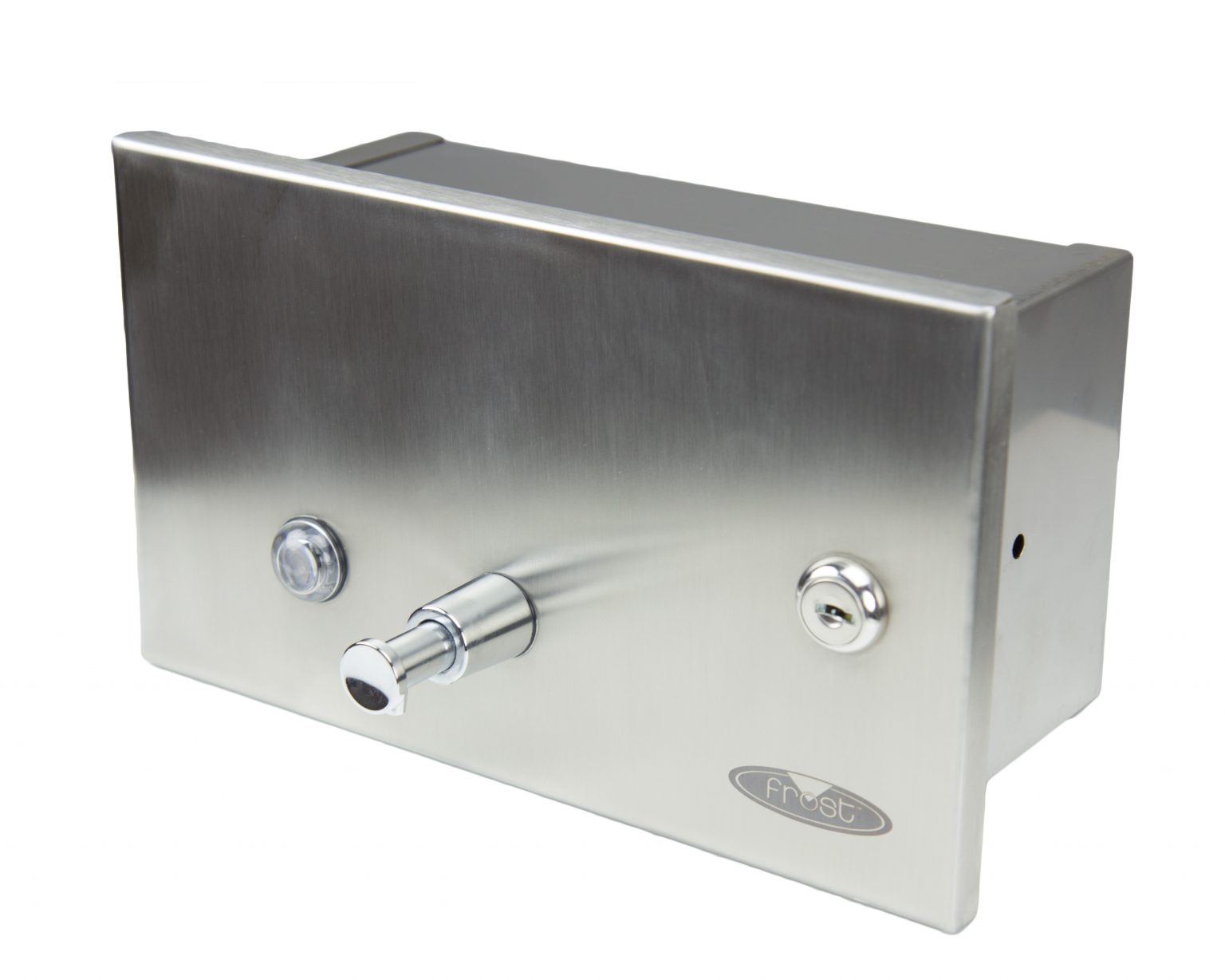 Recessed Mounted Liquid Soap Dispenser – Frost