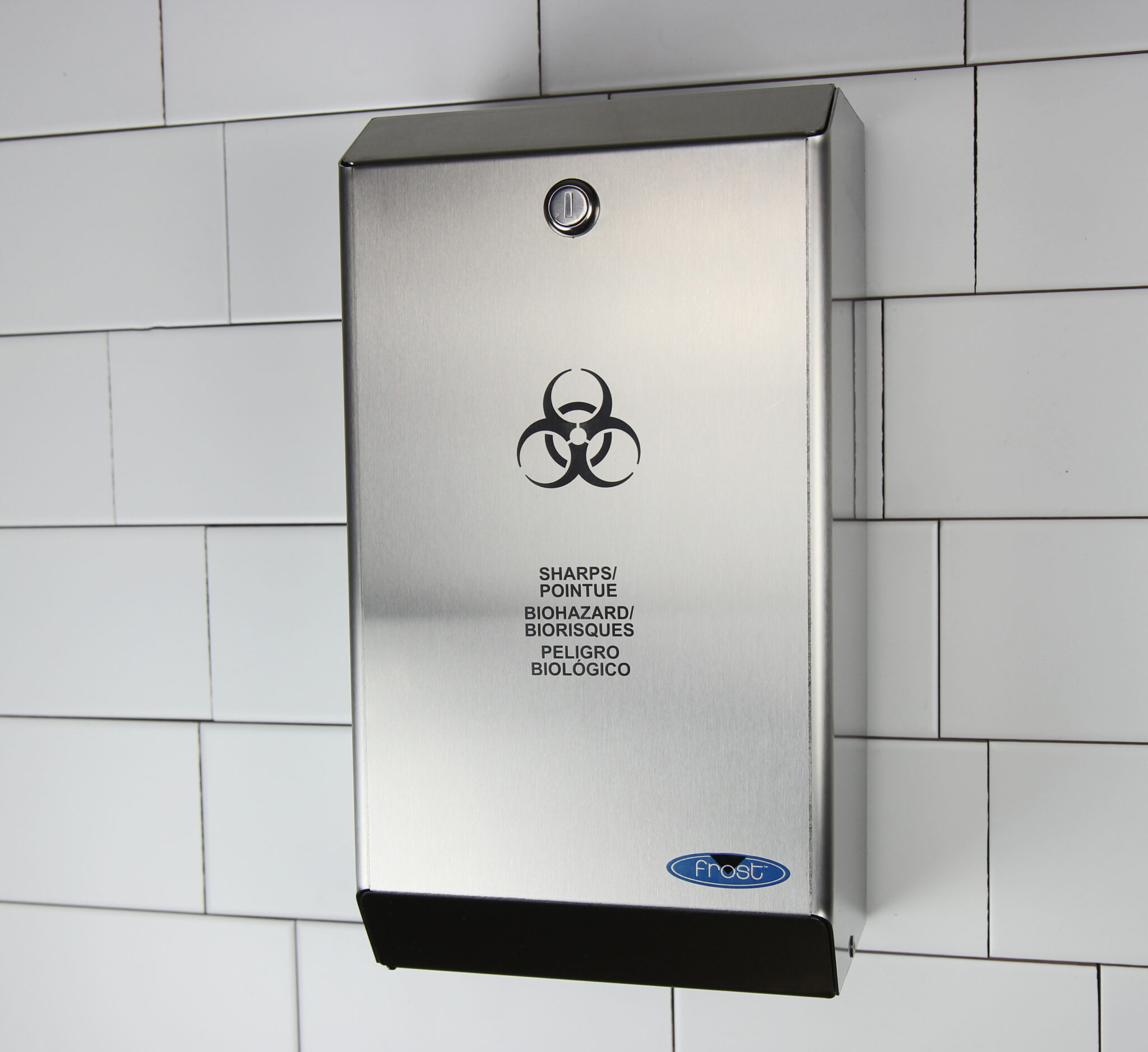 Stainless Steel Biomedical Sharps Disposal – Frost