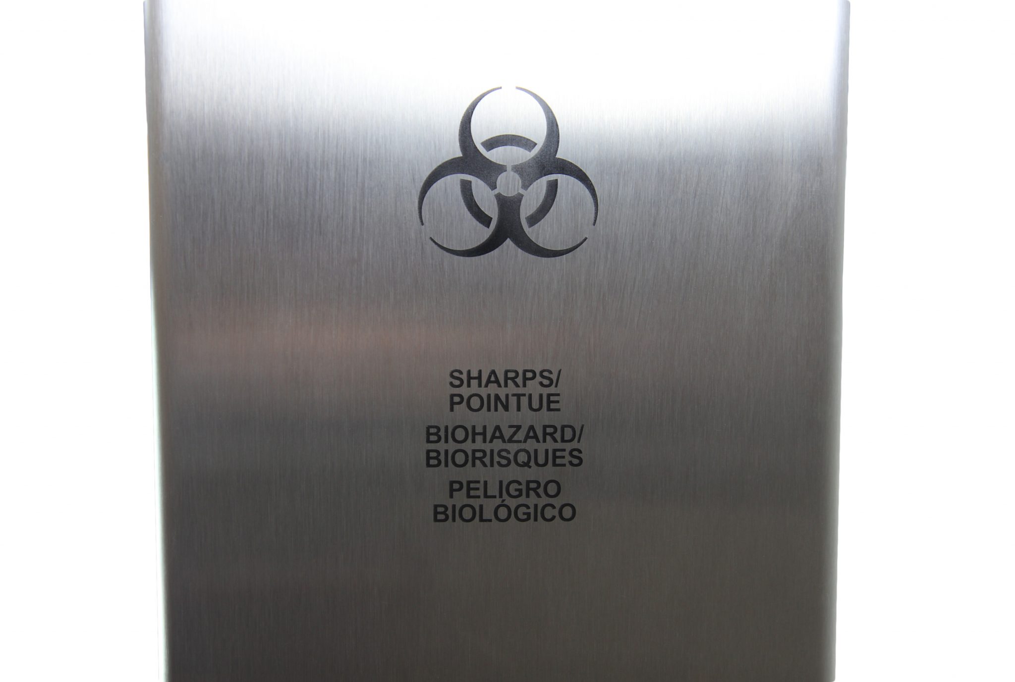 Stainless Steel Biomedical Sharps Disposal – Frost
