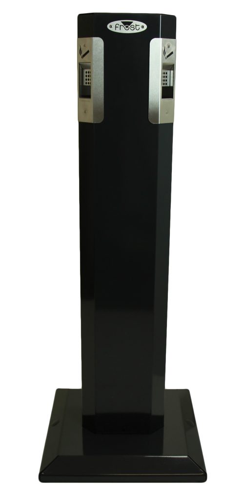 Heavy Duty Outdoor Pedestal Ashtray – Frost