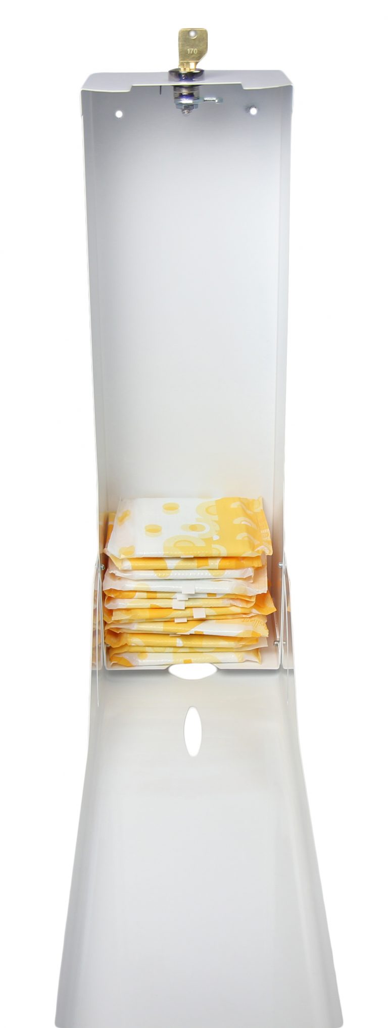 Surface Mounted Free Retail Feminine Napkin Dispenser – Frost