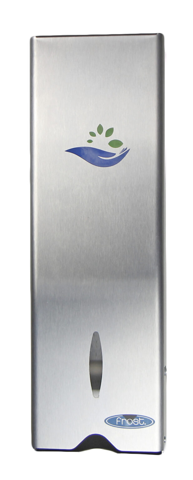 Surface Mounted Free Retail Feminine Napkin Dispenser – Frost