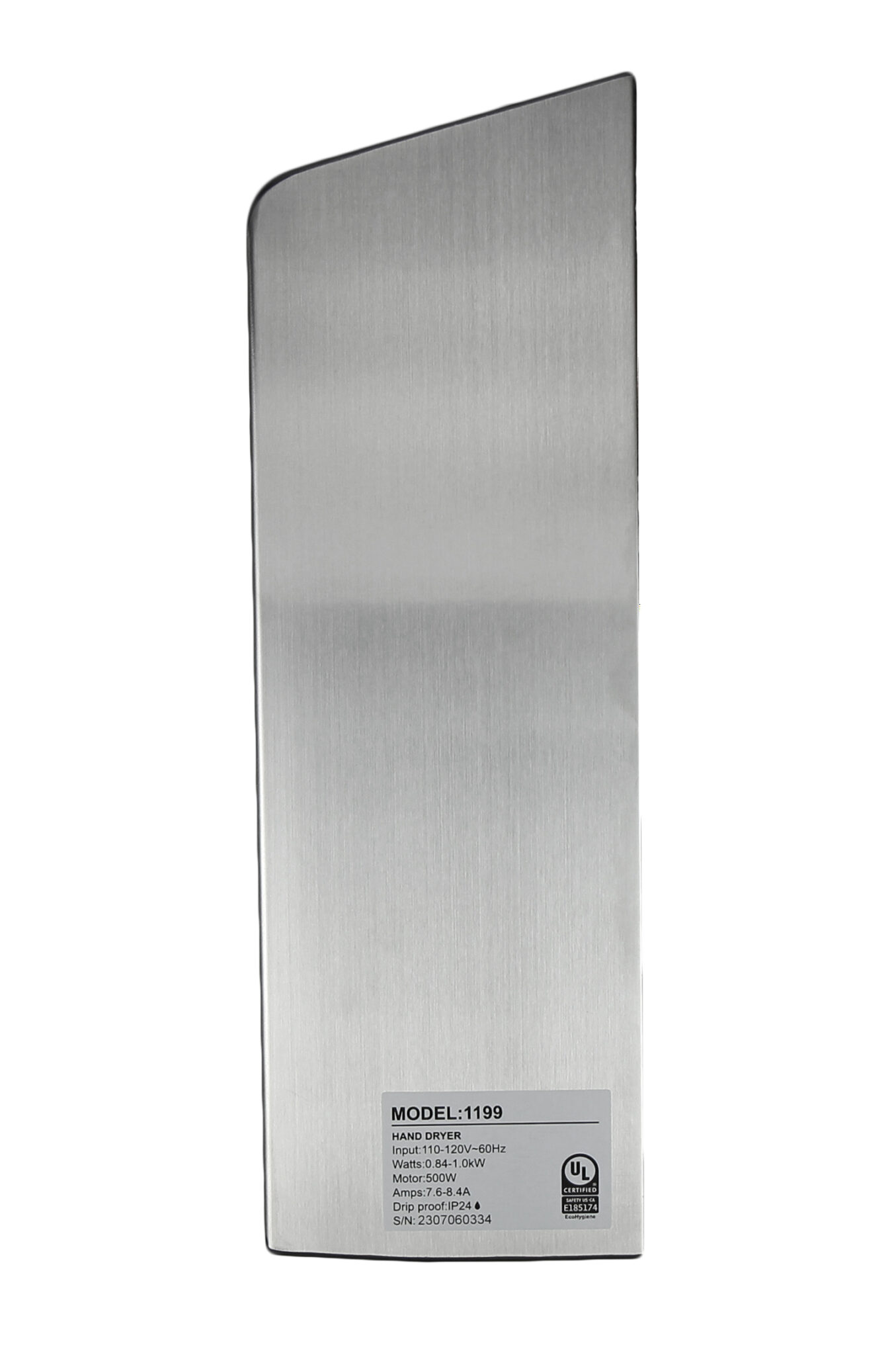 HEPA PURE High Speed Automatic Hand Dryer with UVC Light – Frost
