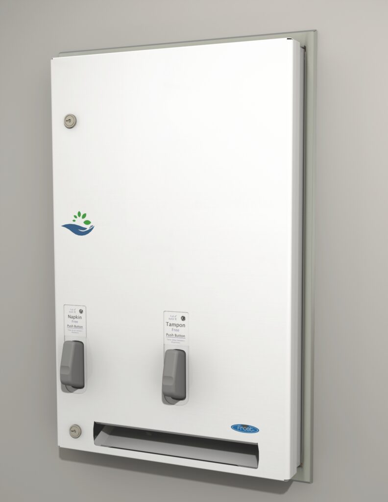 Recessed Frame for 618-1-FREE and 618-3-FREE Dispensers – Frost