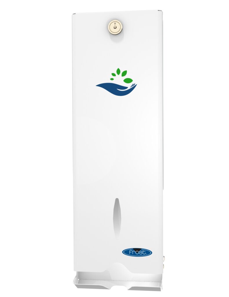 Surface Mounted Free Retail or Commercial Tampon Dispenser – Frost