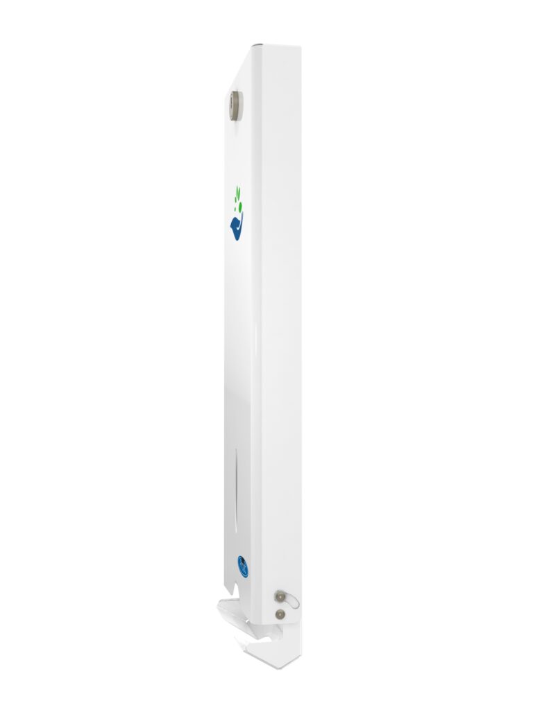 Surface Mounted Free Retail or Commercial Tampon Dispenser – Frost