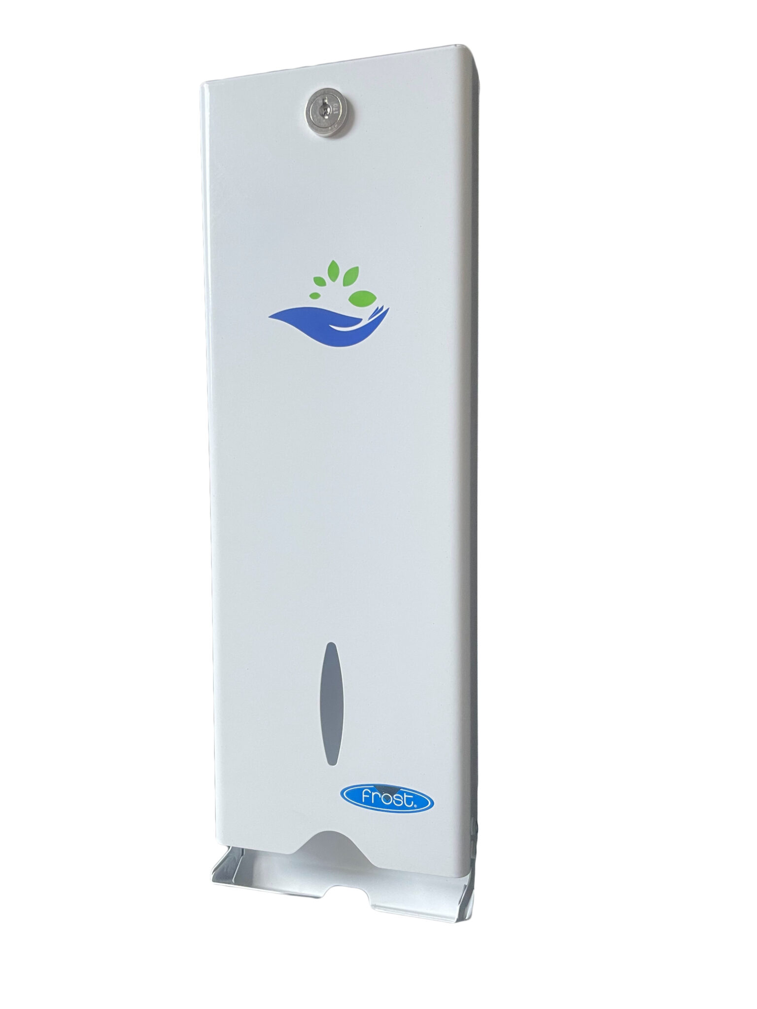Surface Mounted Free Retail or Commercial Tampon Dispenser – Frost