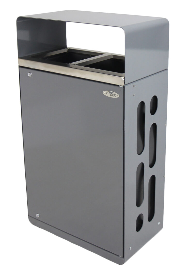 Indoor/Outdoor Waste & Recycling Receptacle – Frost
