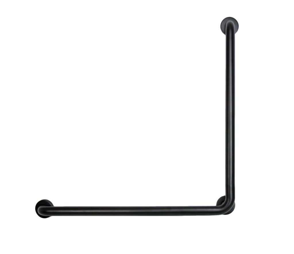 Stainless Steel 1.5” Diameter Grab Bars Matte Black Finish – Frost