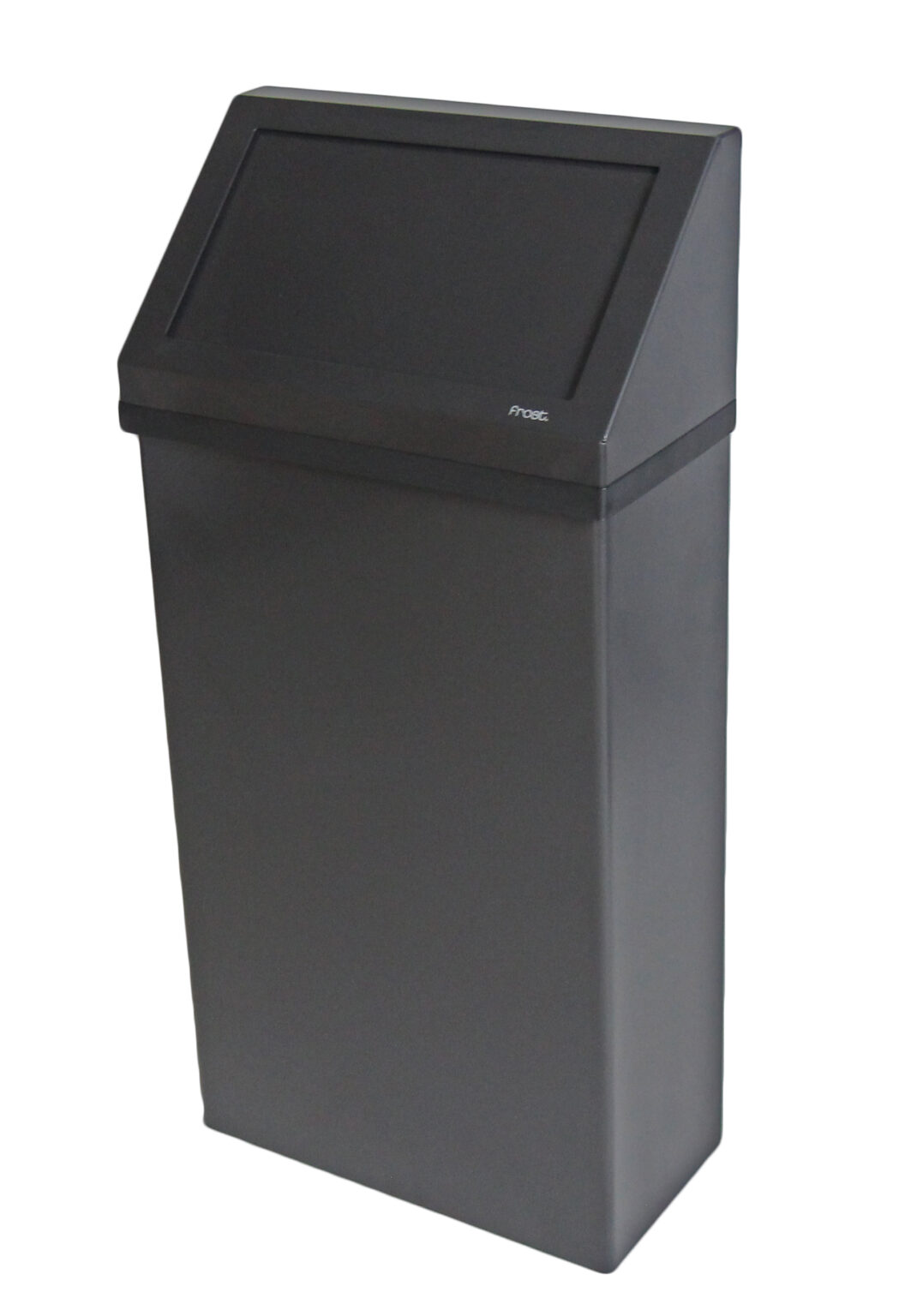 Wall Mounted Waste Receptacle Matte Black – Frost
